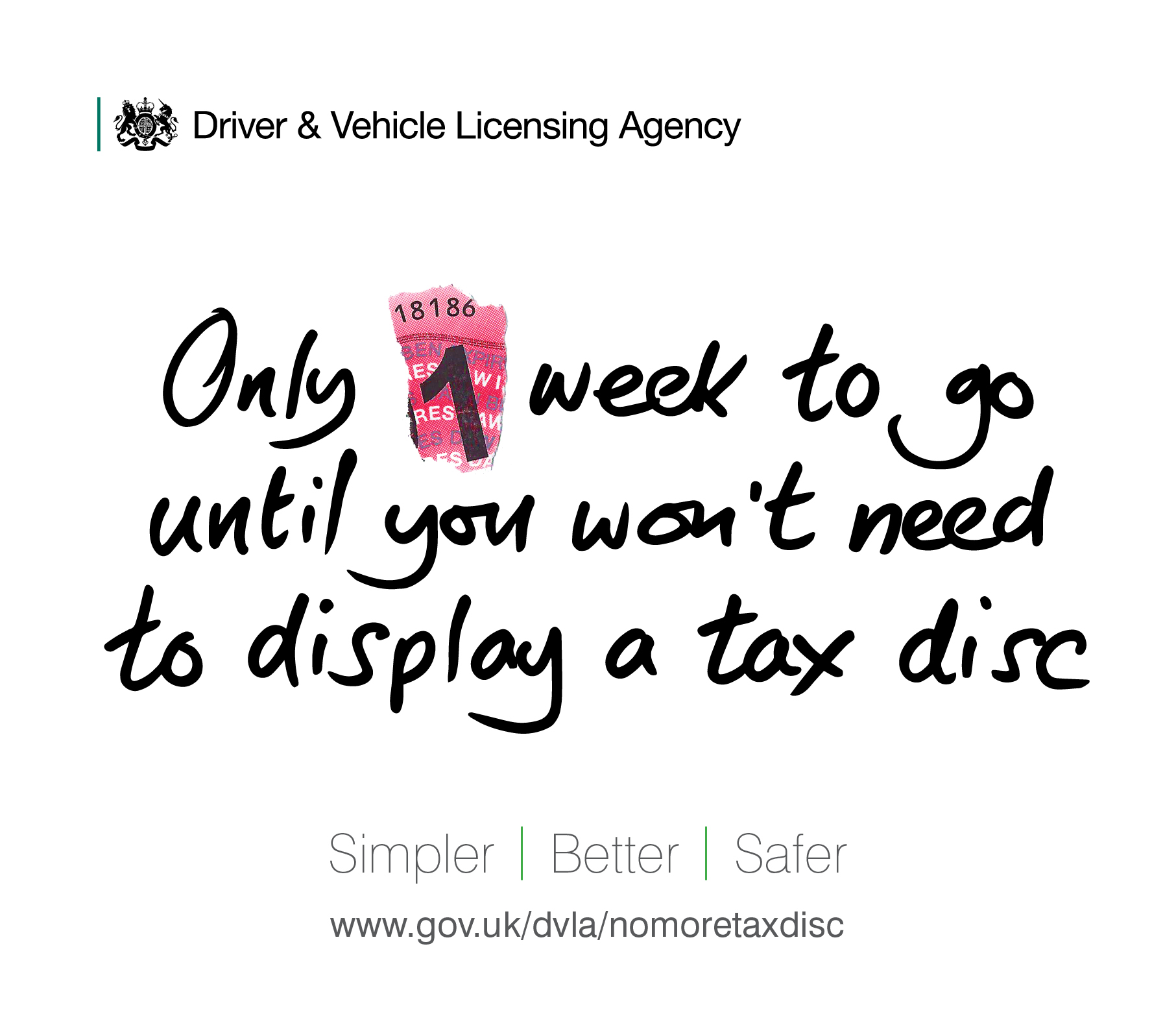 It’s getting closer – one week to go! – Inside DVLA